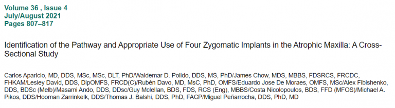 Study the Science behind ZAGA Concept for Zygomatic Implants